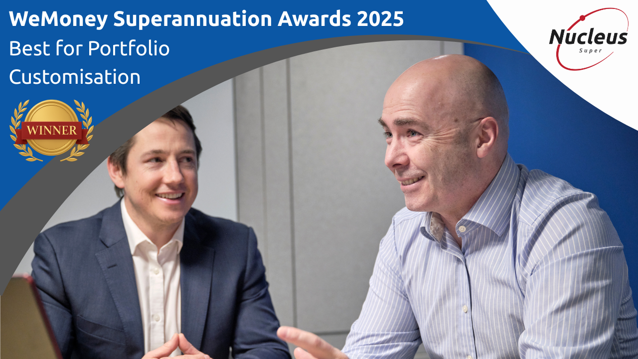 Nucleus Super Announced Winner of WeMoney Superannuation Awards 2025